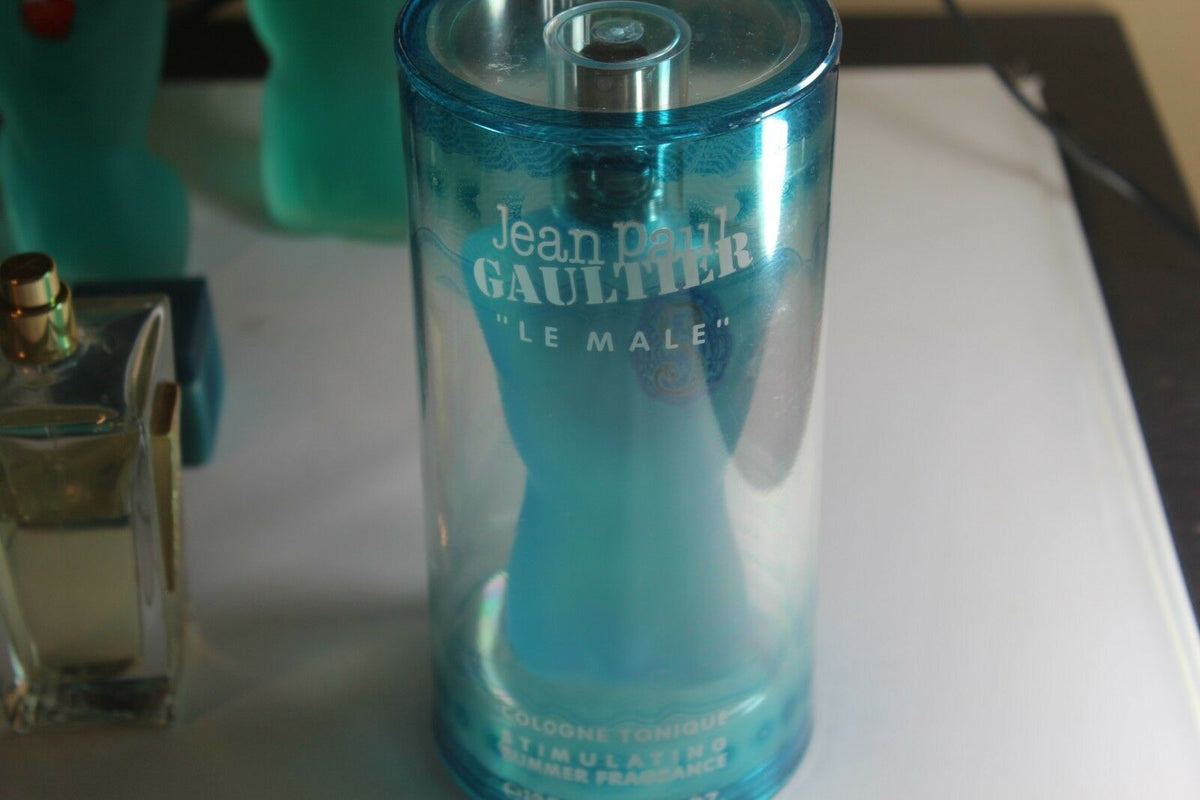 Le Male JEAN PAUL GAULTIER Vintage GLASS Fragrance Factice Stimulating ...